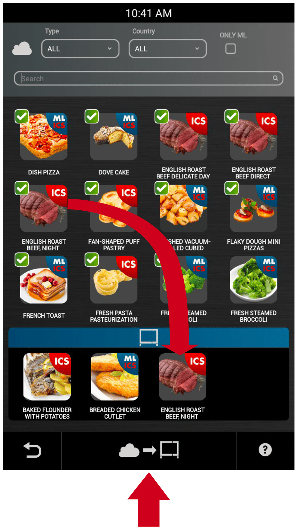 Naboo - How to download new recipes from the cloud?